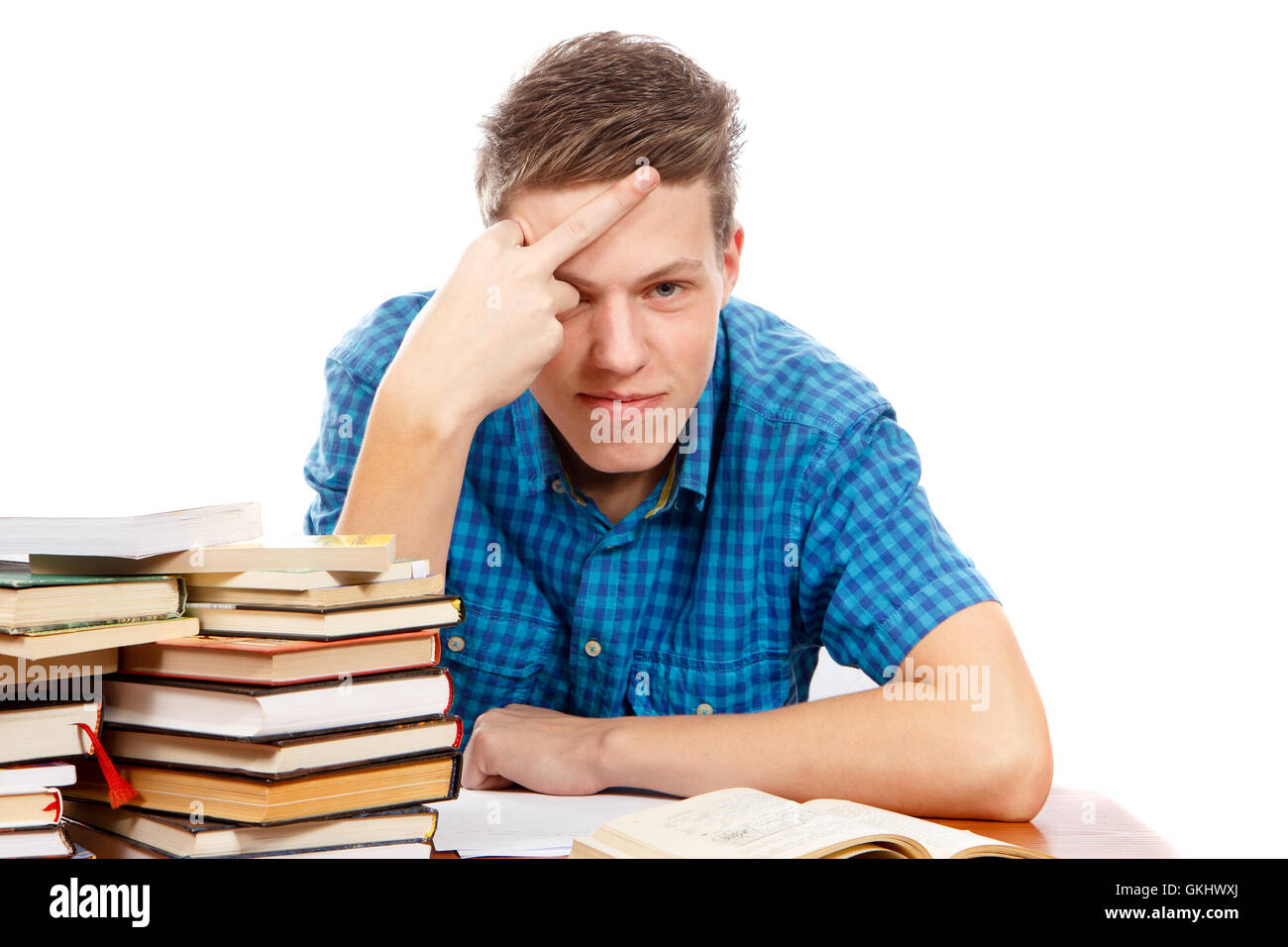 guy study humans Stock Photo - Alamy