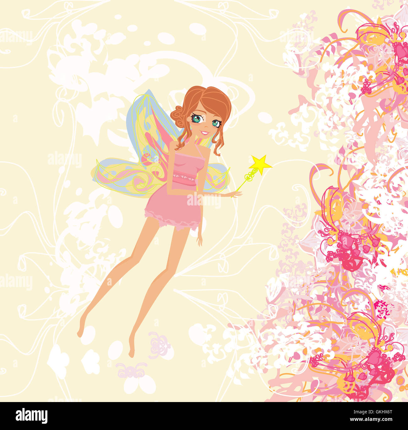 beautiful fairy vector graphic Stock Photo - Alamy