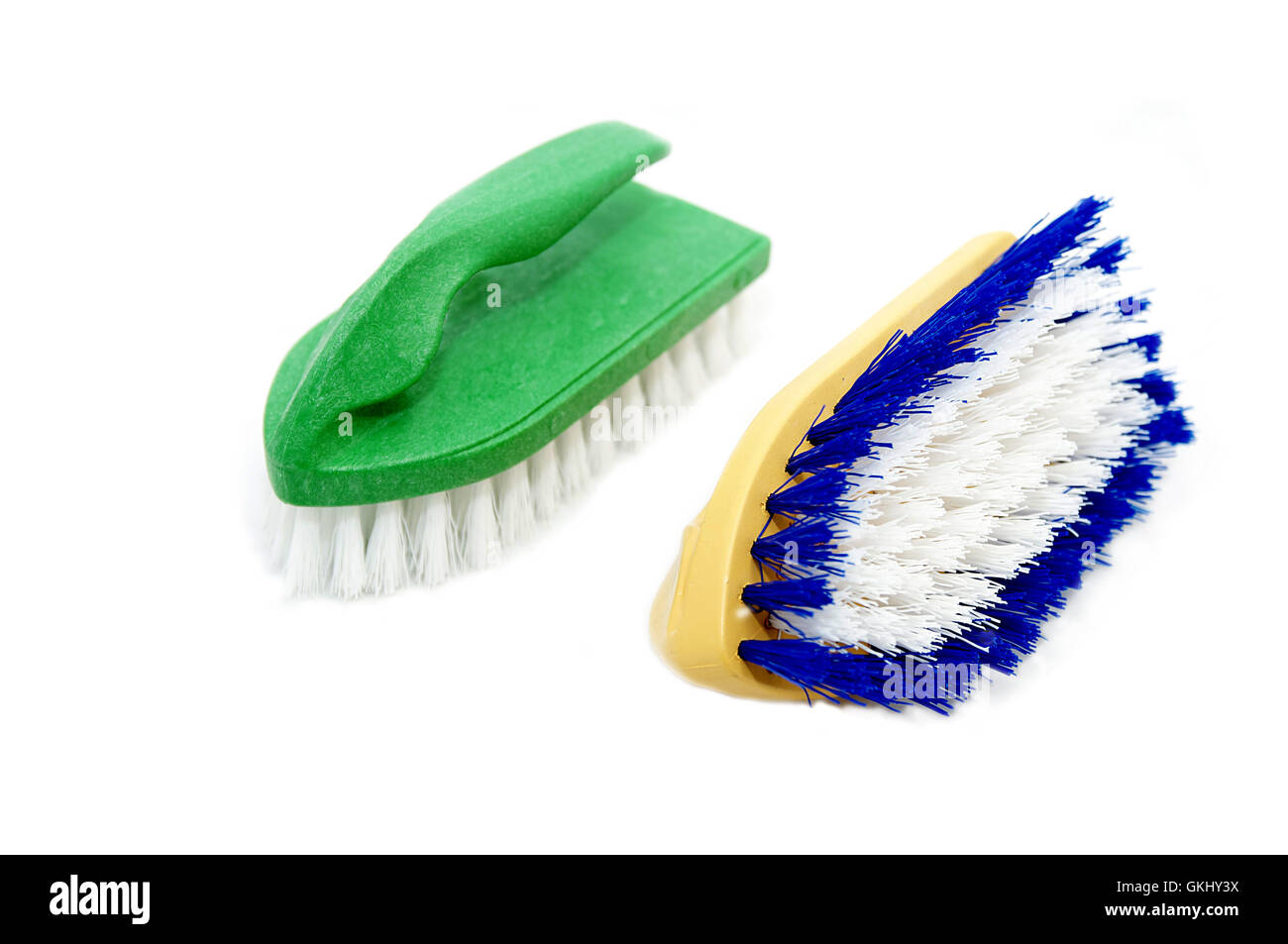 two brushes for cleaning Stock Photo - Alamy