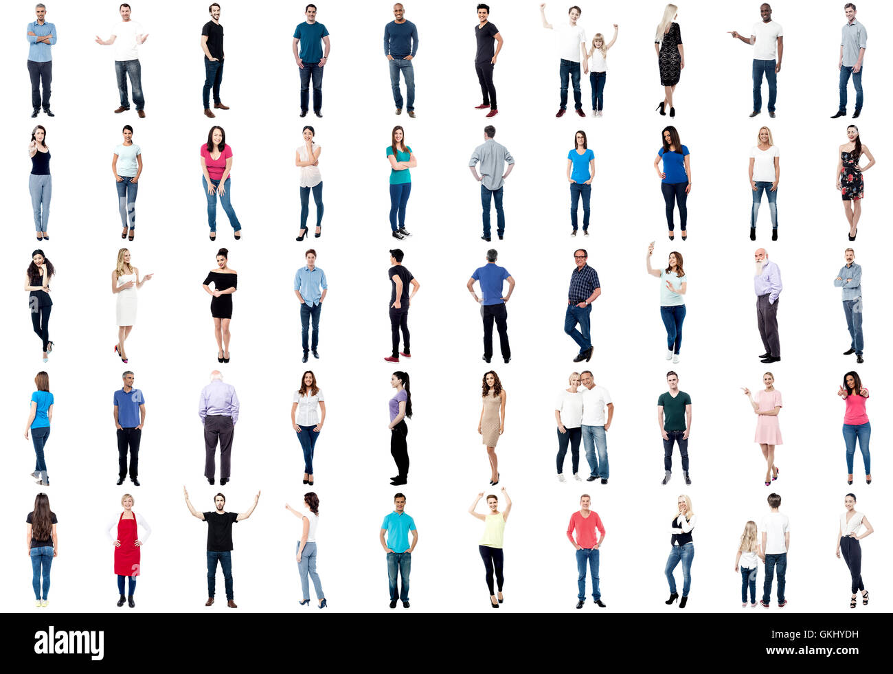 Elderly people look at their younger Cut Out Stock Images & Pictures ...