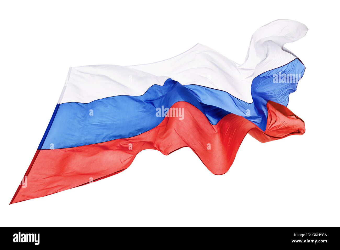 Russia flag waving hi-res stock photography and images - Alamy
