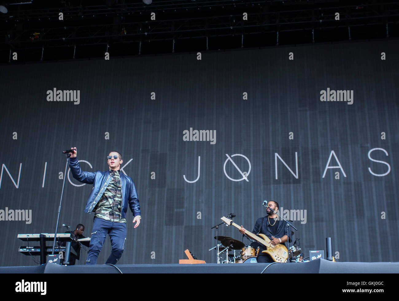 Nick Jonas - Radio 1 Big Weekend at Powderham Castle in Exeter, Devon ...