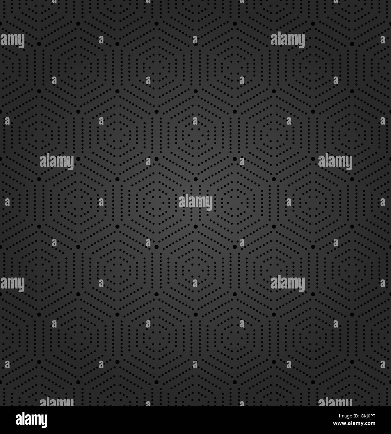 Hexagon dotted Black and White Stock Photos & Images - Alamy