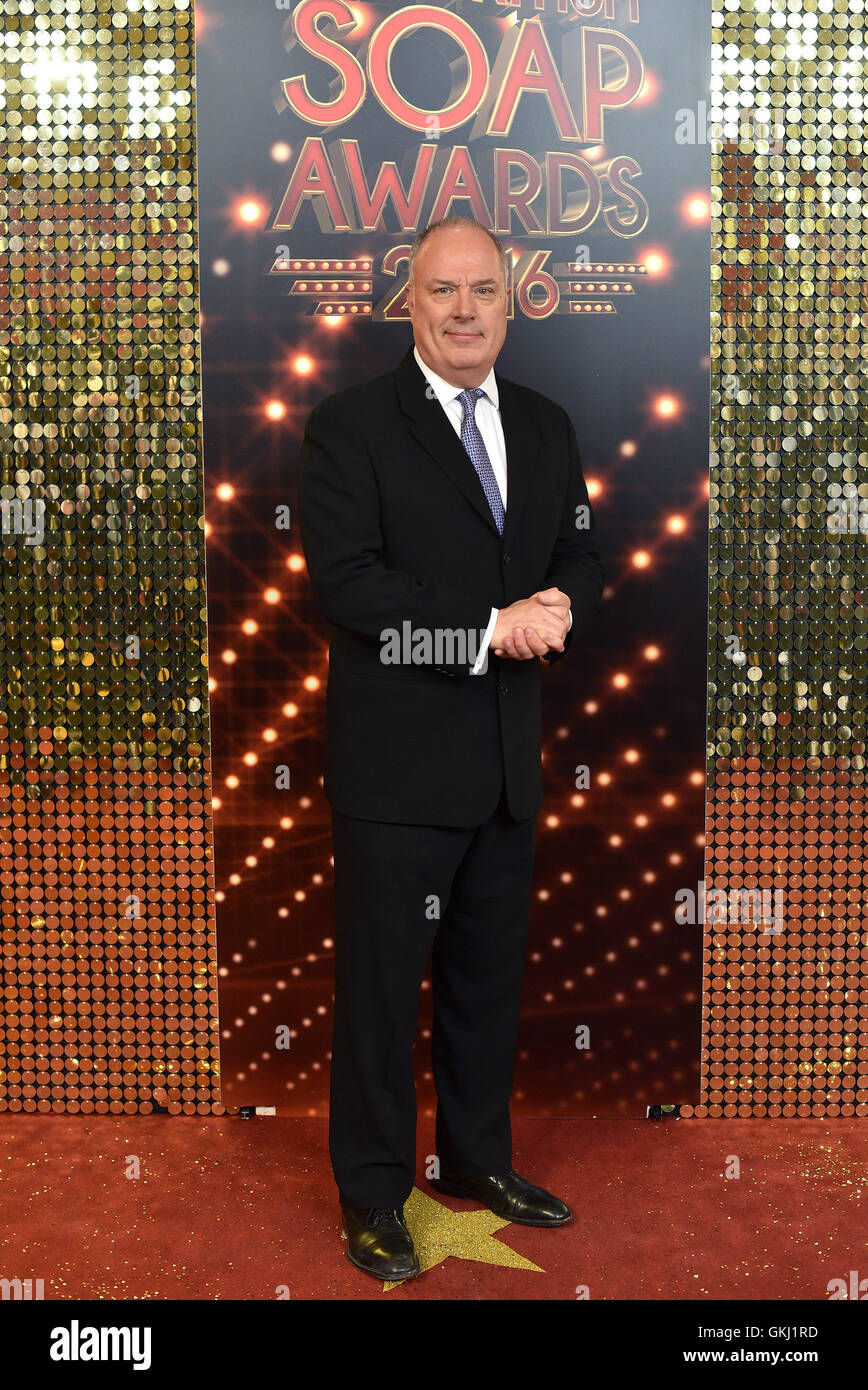 2016 British Soap Awards held at Hackney Town Hall - Arrivals. Featuring: Michael Bott Where ...