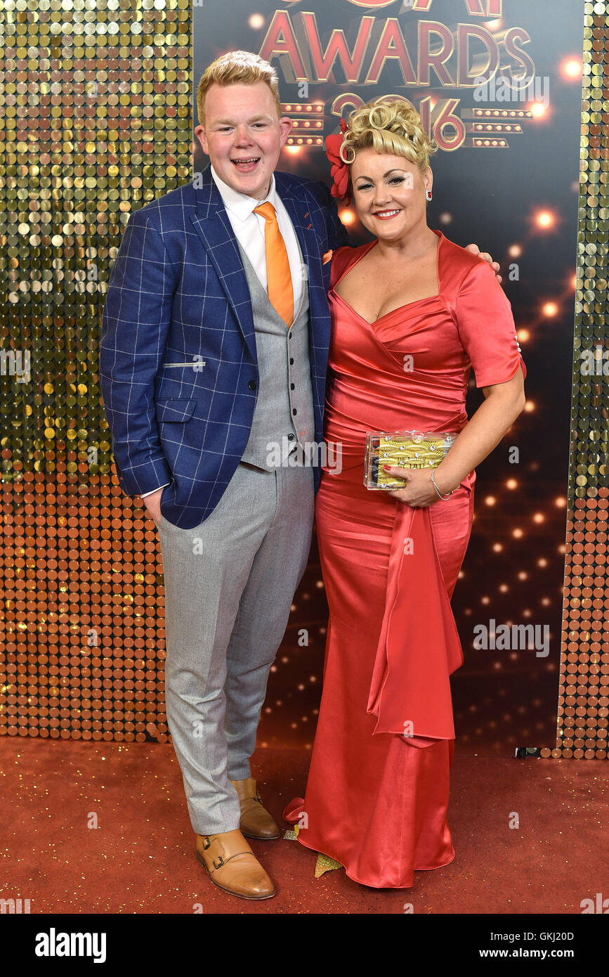 2016 British Soap Awards held at Hackney Town Hall - Arrivals ...