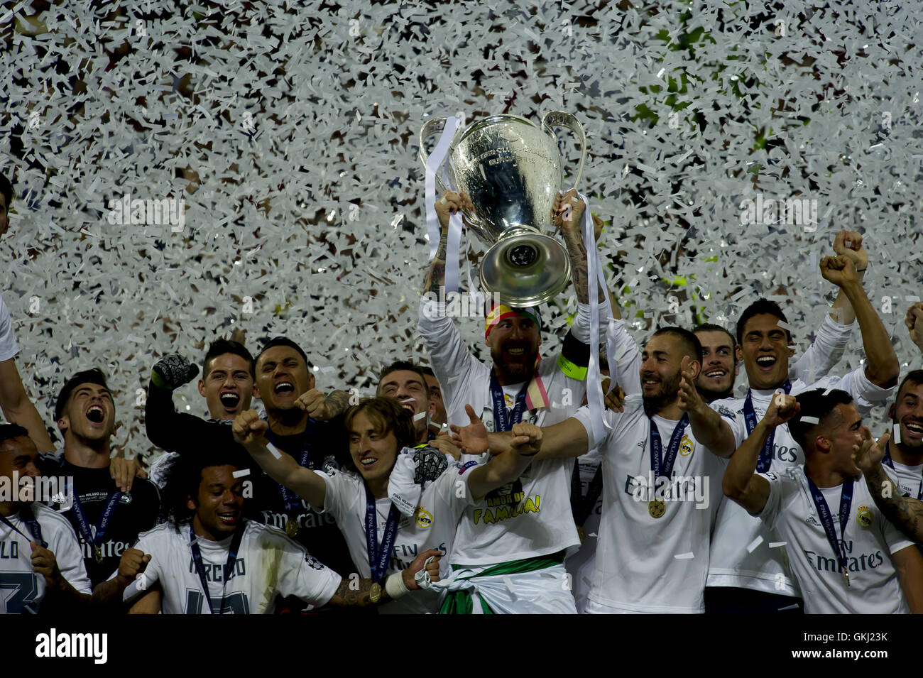The UEFA Champions League Final 2016 - Real Madrid 5 (1) vs Athletico ...