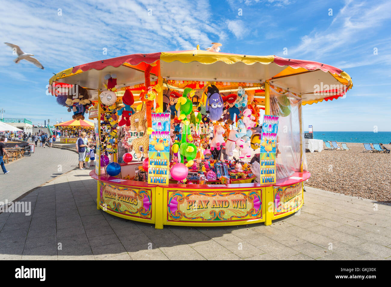 Seaside booth prizes hi-res stock photography and images - Alamy