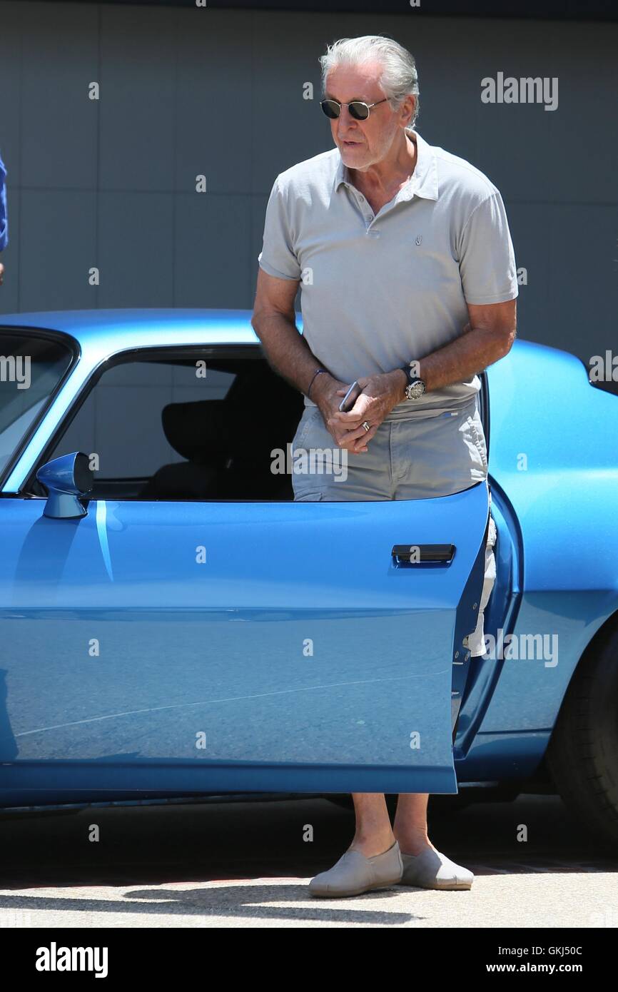 Former NBA coach Pat Riley seen at Joel Silver's Memorial Day party ...