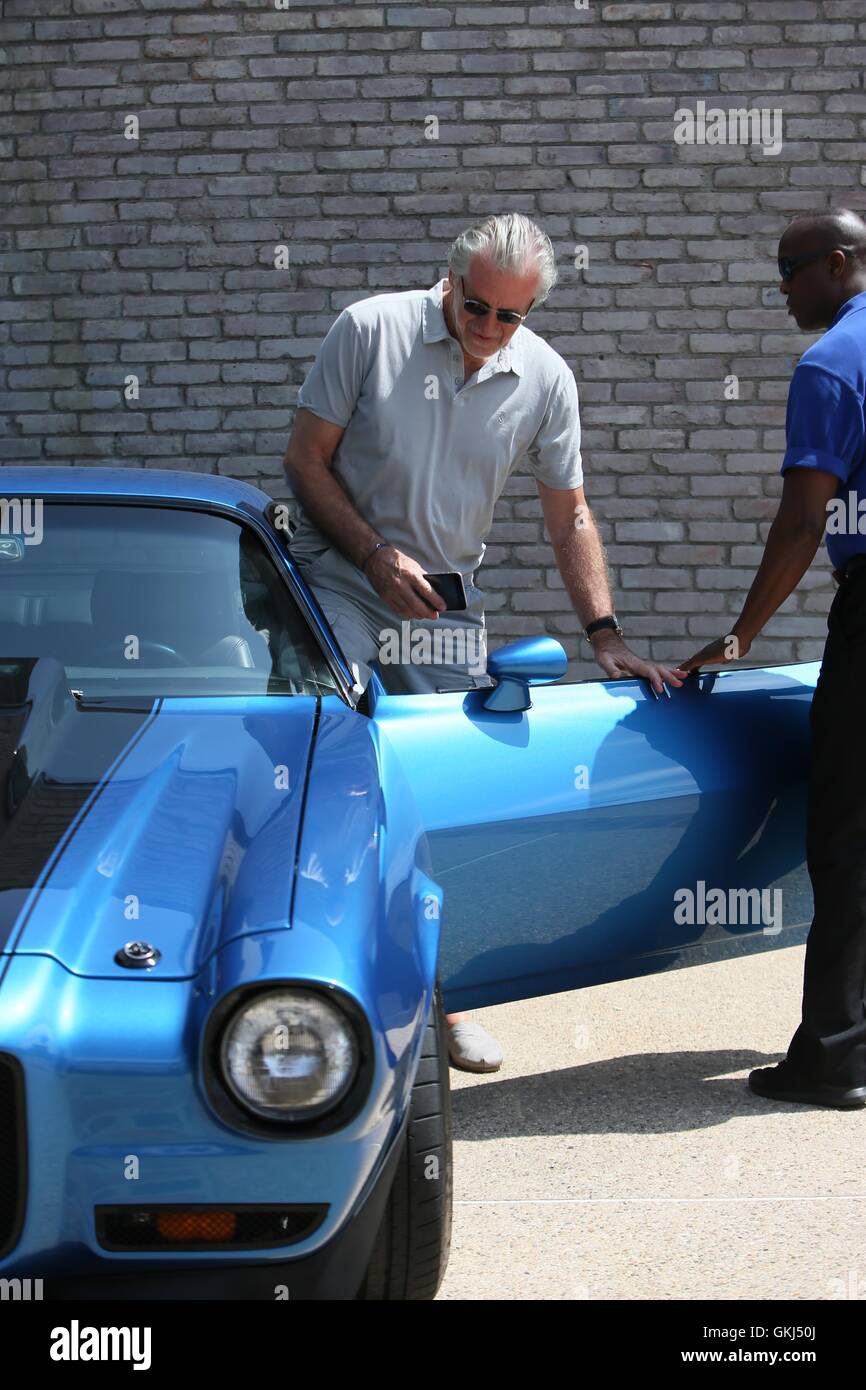 Former NBA coach Pat Riley seen at Joel Silver's Memorial Day party ...
