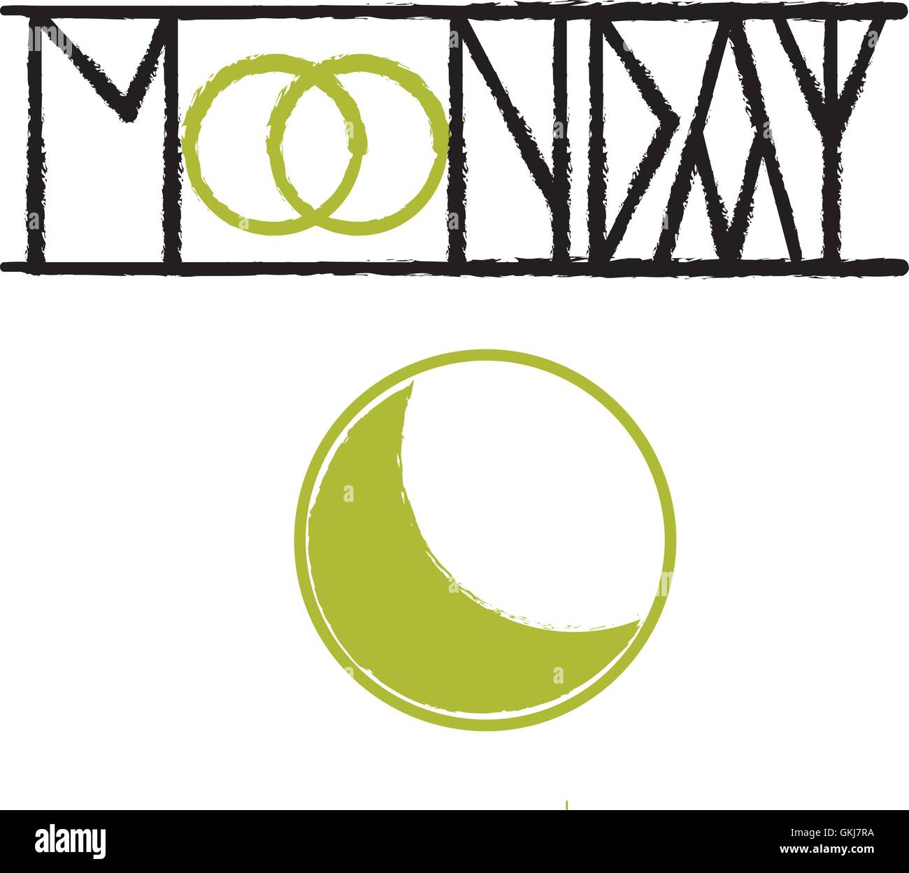 Moon drawing hi-res stock photography and images - Alamy