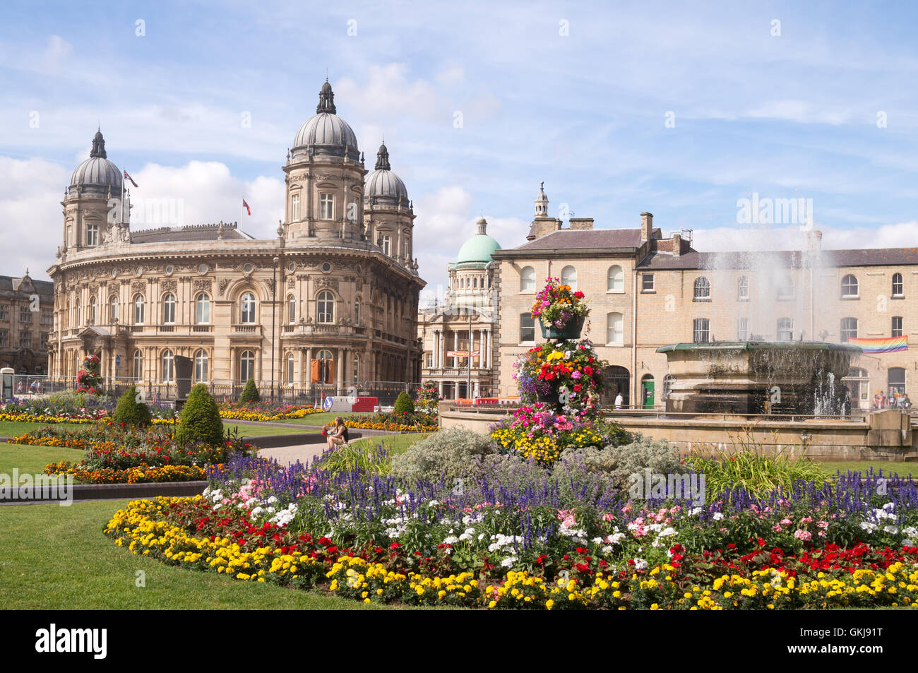 Town Docks Museum and Fountain within Queens Gardens, Kingston upon ...
