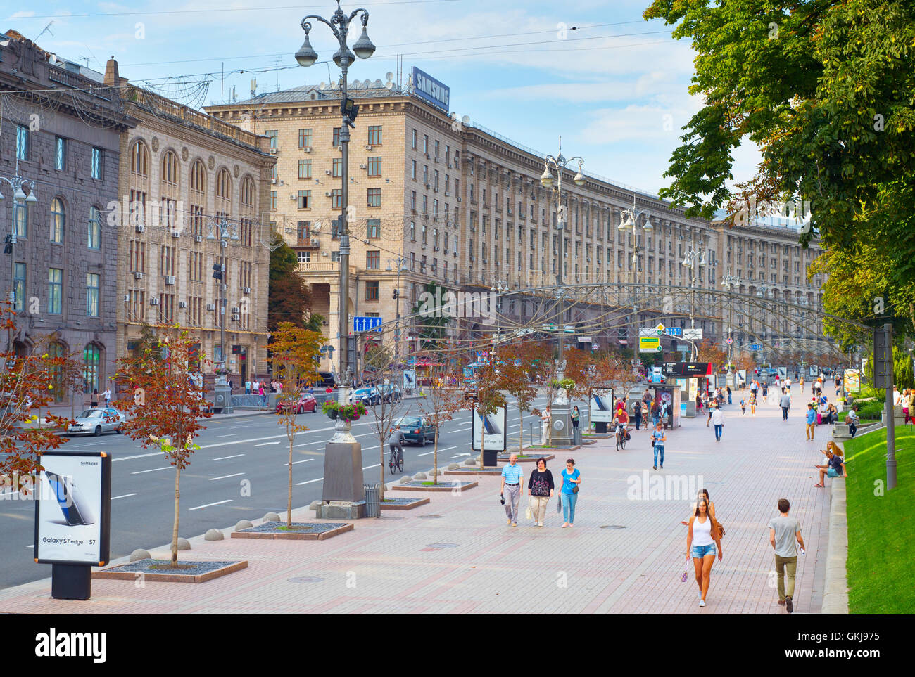Khreshchatyk the main street of kiev hi-res stock photography and ...