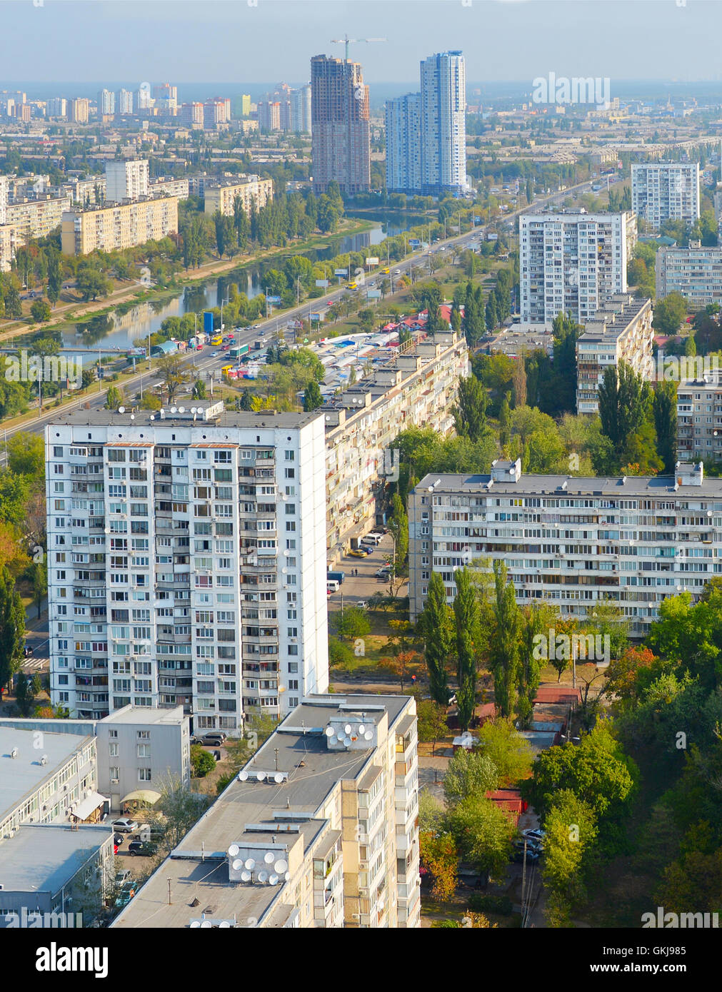 Cityscape of Kiev. Kiev is the capital of Ukraine Stock Photo - Alamy