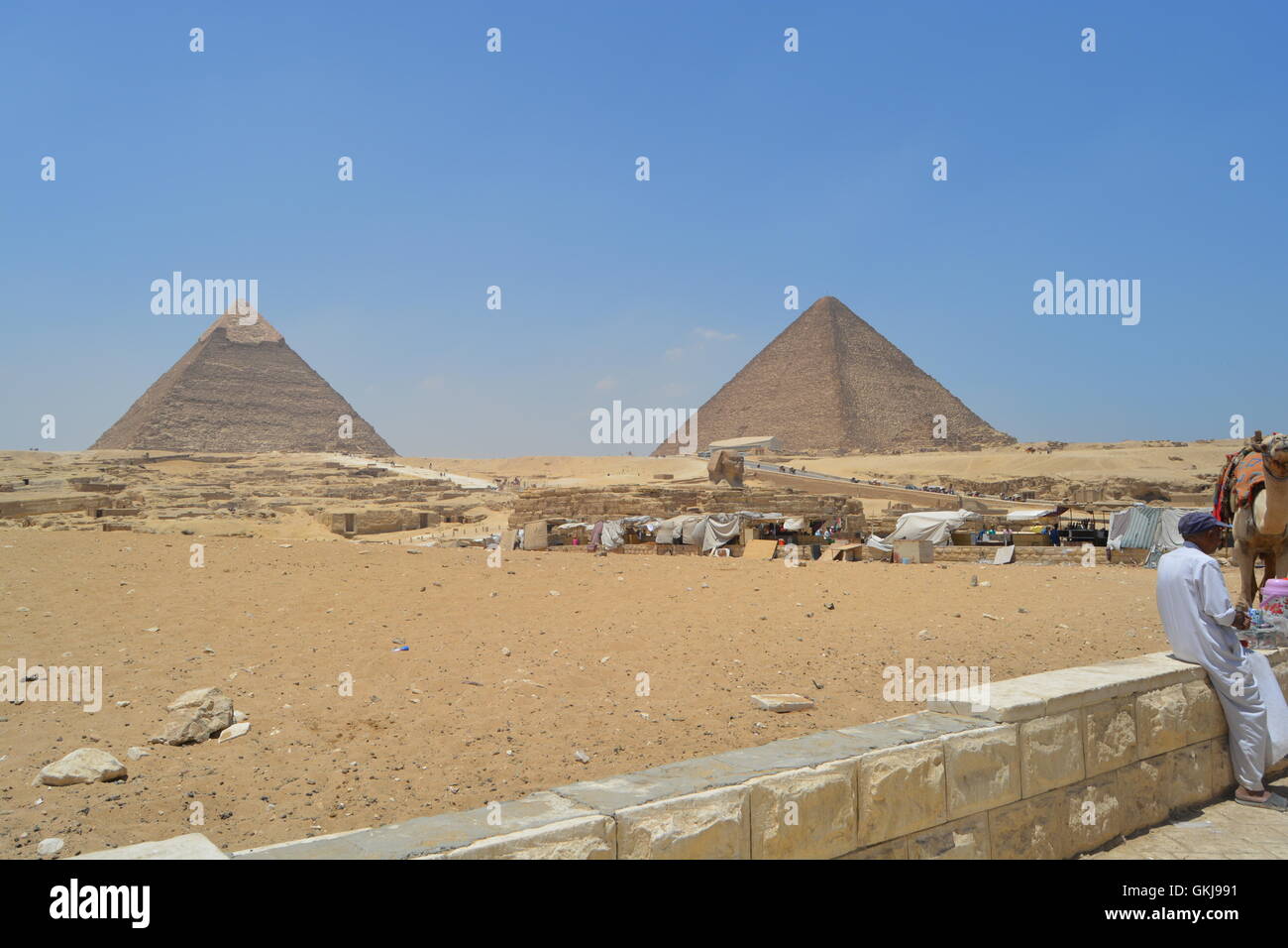 Giza Pyramid Complex Stock Photo - Alamy