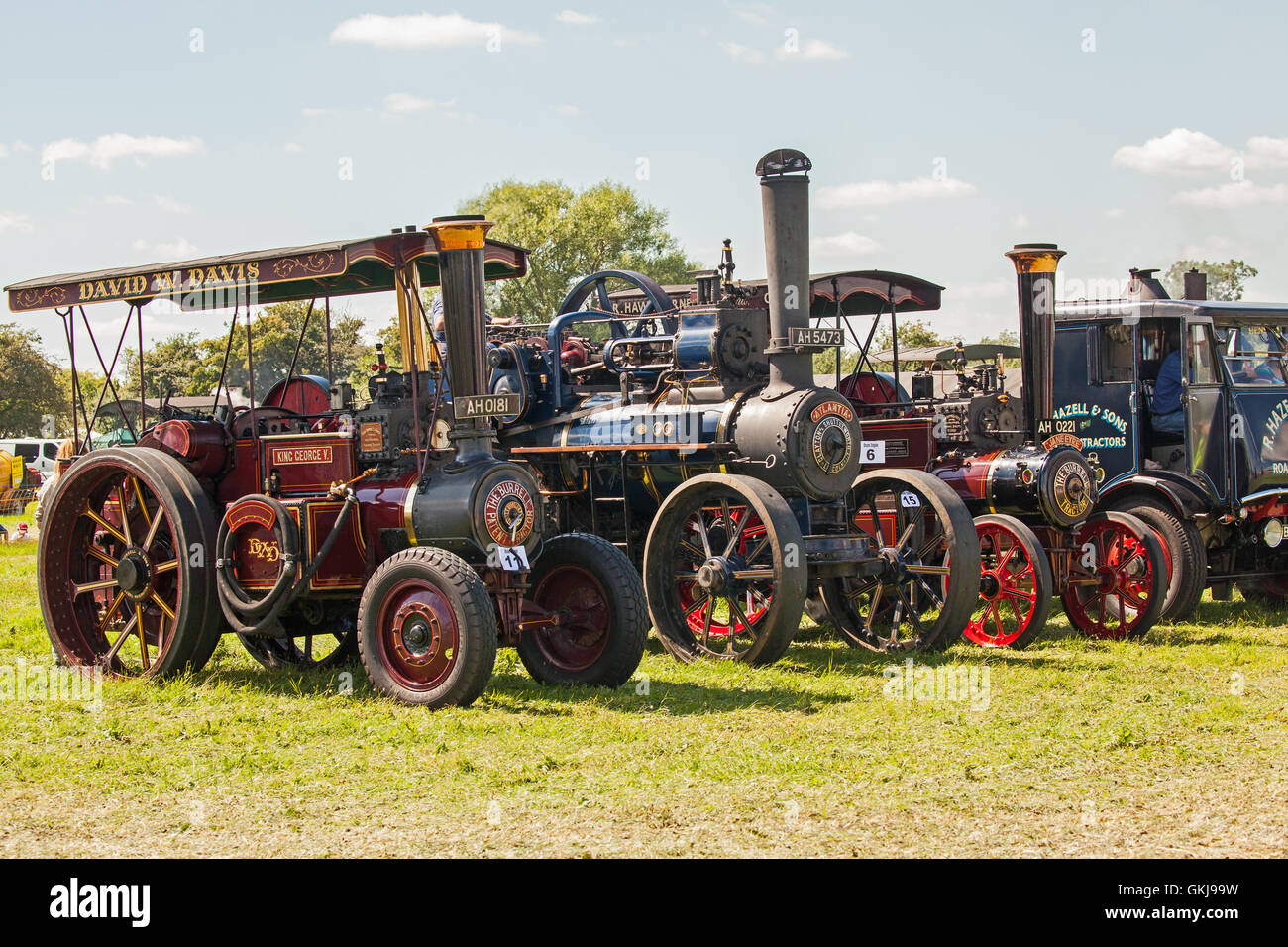 Vintage steam traction engines on show at Shabbington steam rally ...