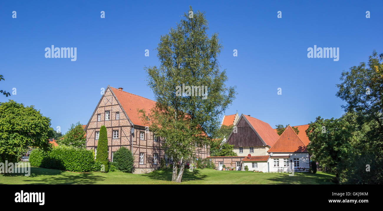 Panorama of the Kommende of Steinfurt, Germany Stock Photo - Alamy
