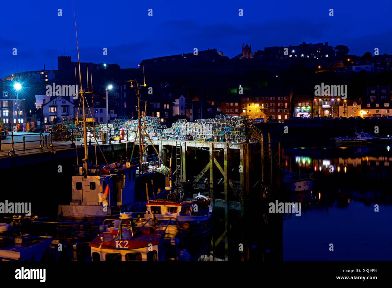 Whitby at night hi-res stock photography and images - Alamy