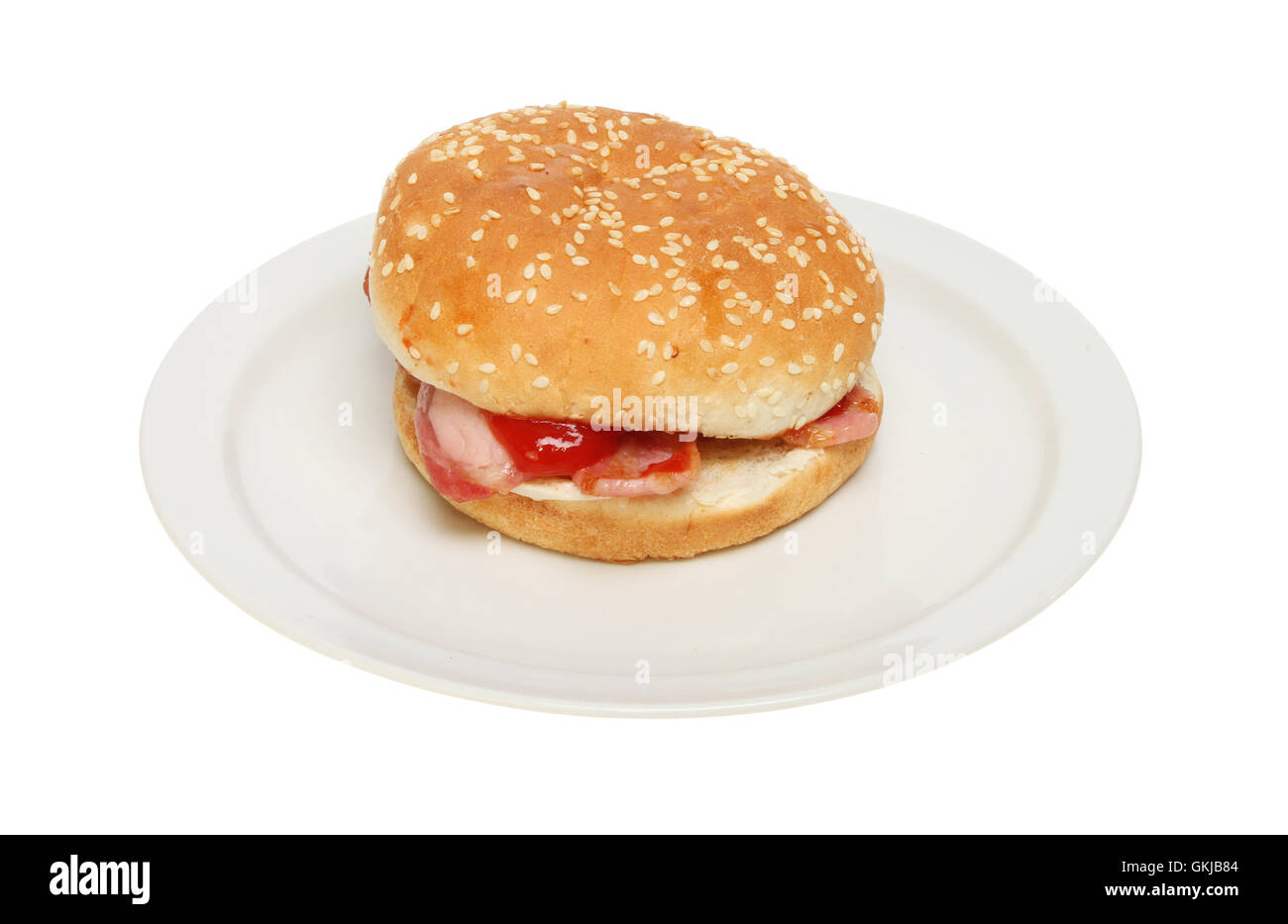 Bacon bap hi-res stock photography and images - Alamy