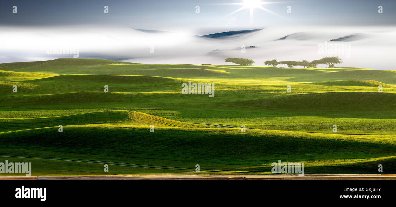 The beautiful landscape with nice color and clouds Stock Photo - Alamy