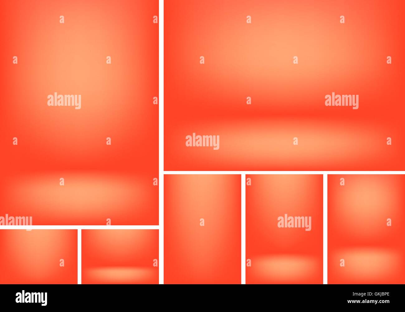 Gradient background set Stock Vector Image & Art - Alamy