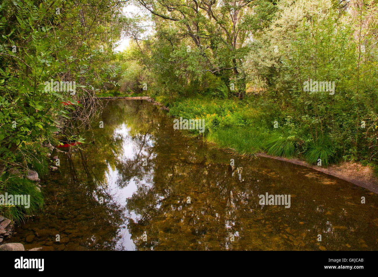River Lozoya. Rascafria, Madrid province, Spain Stock Photo - Alamy