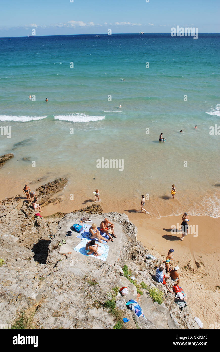 El Sardinero beach. Santander, Spain Stock Photo - Alamy