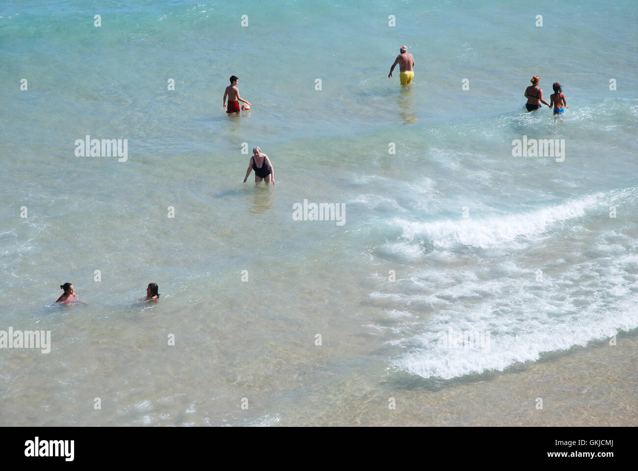 Sardinero beach santander people hi-res stock photography and images ...