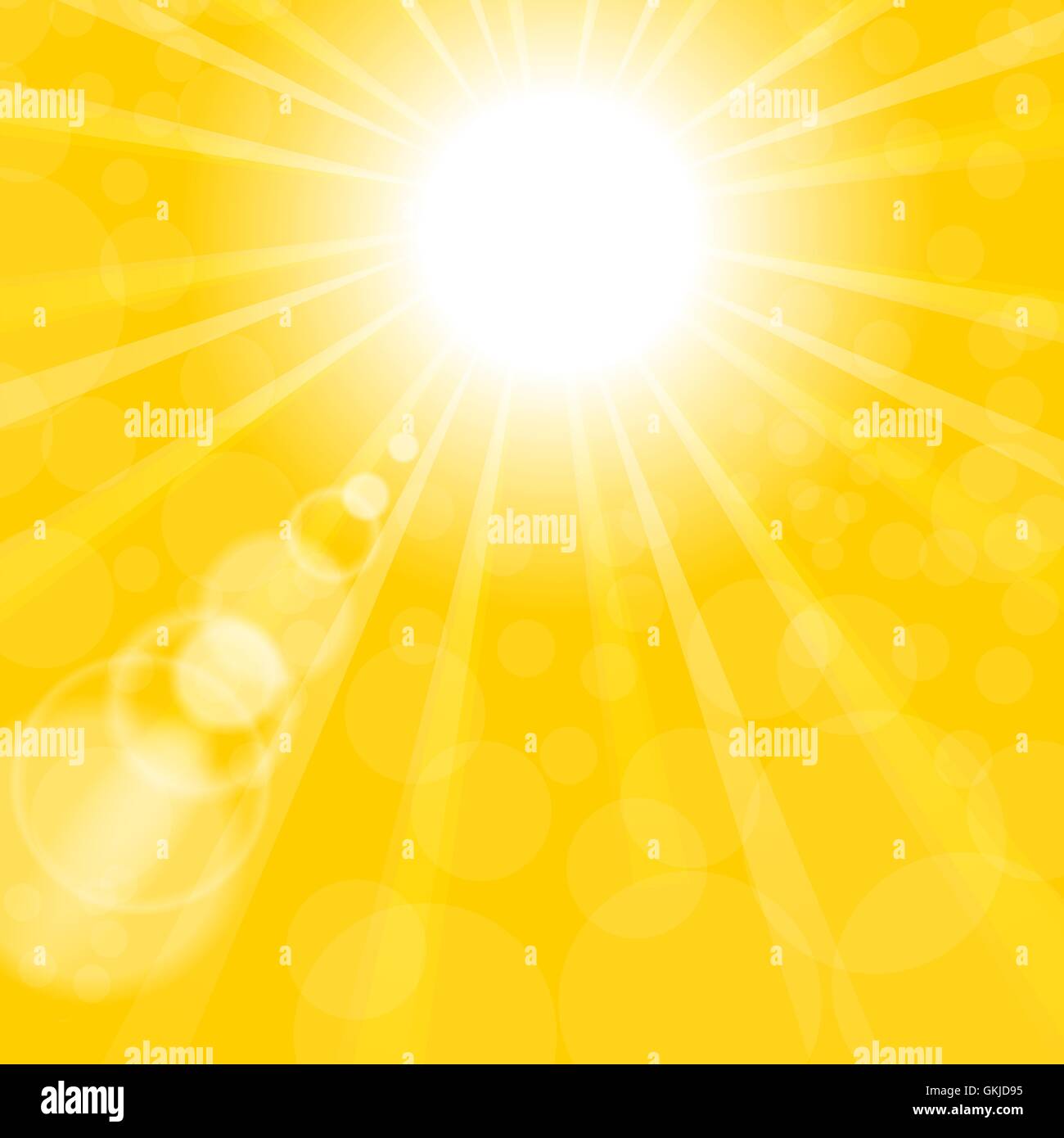 Nice warm glowing sunset Stock Vector Images - Alamy