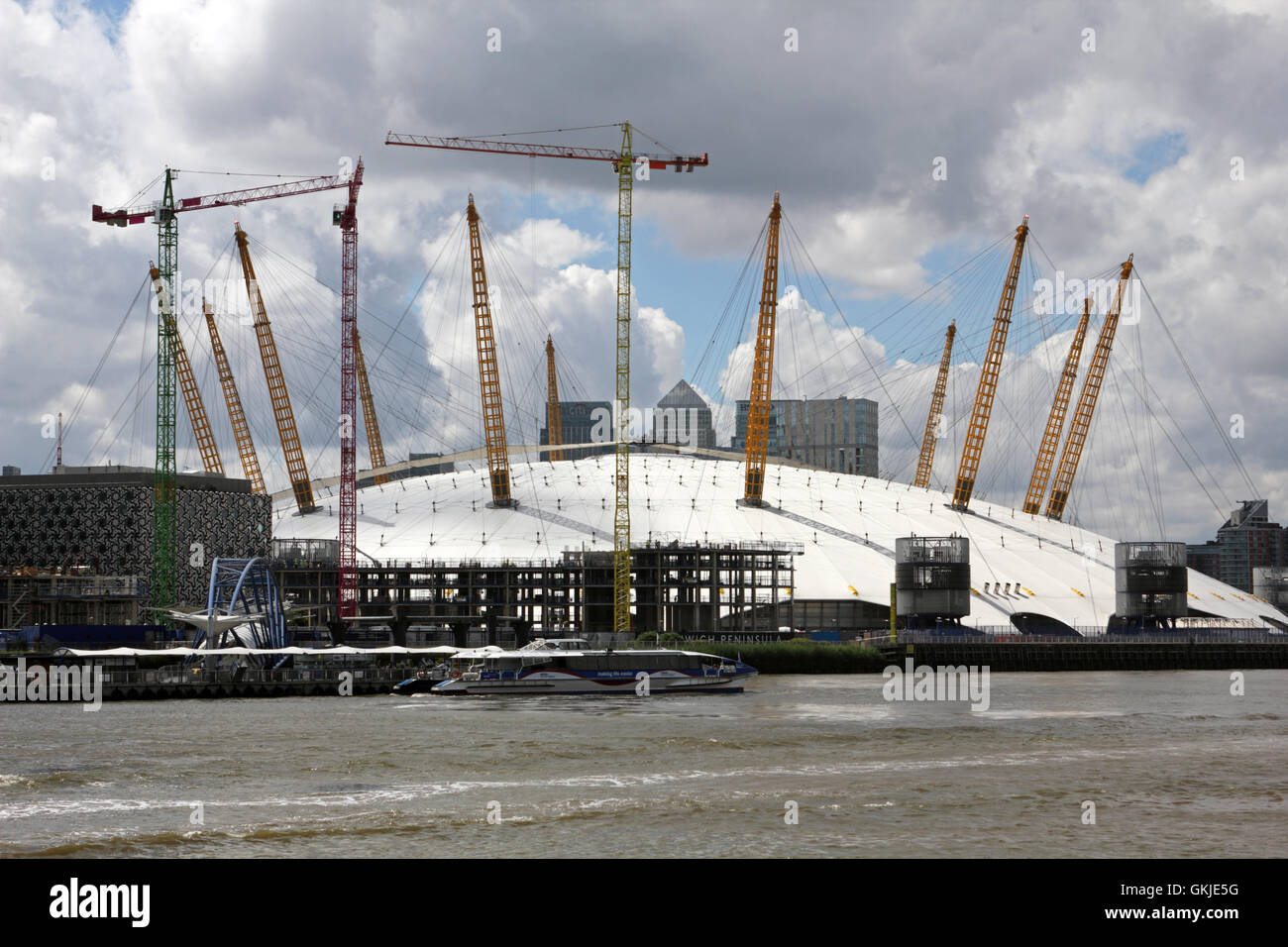 The O2 Millennium Dome, Greenwich, London, England, UK Stock Photo - Alamy
