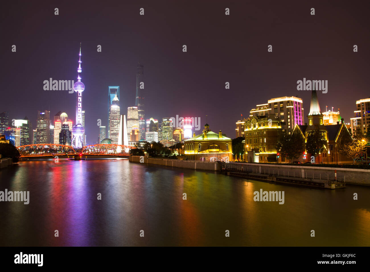 asia night nighttime Stock Photo - Alamy