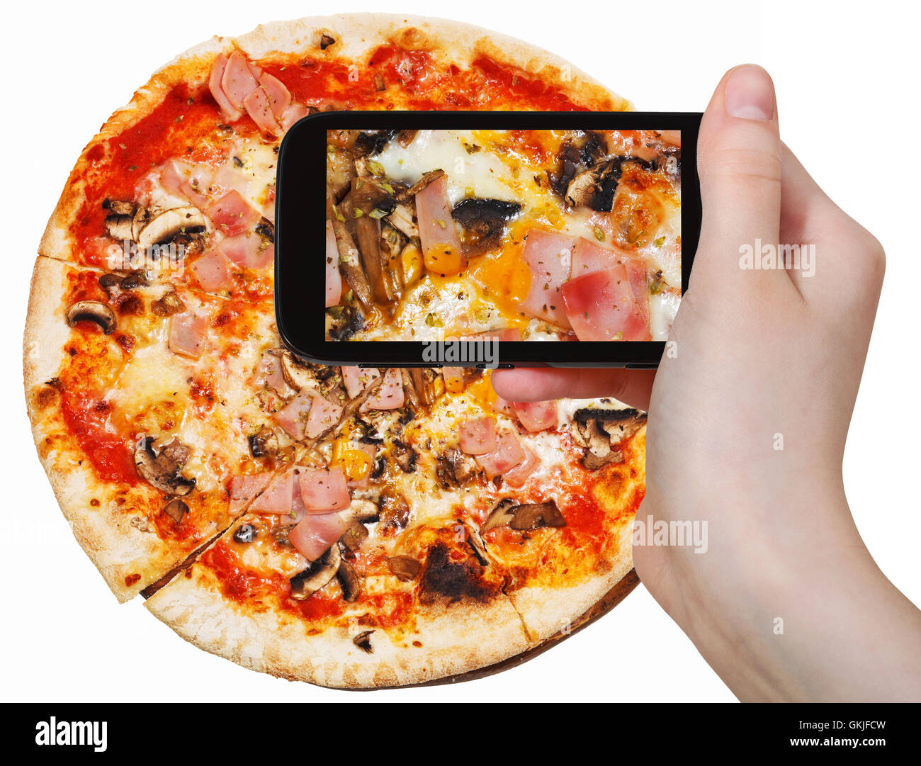 telephone phone food Stock Photo - Alamy