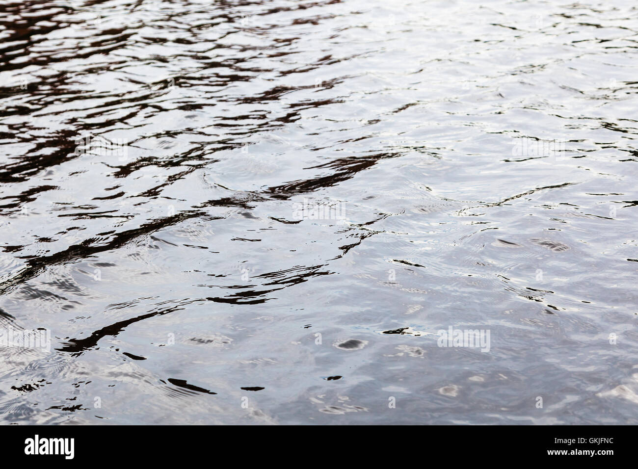 ripple waves on surface on water in lake Stock Photo - Alamy