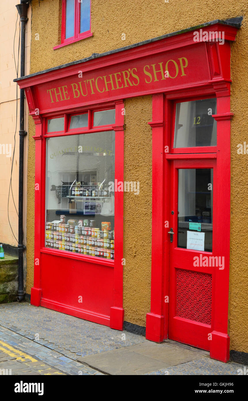 Traditional butchers window display hi-res stock photography and images ...