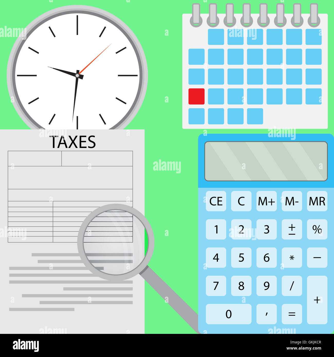 Tax design hi-res stock photography and images - Alamy