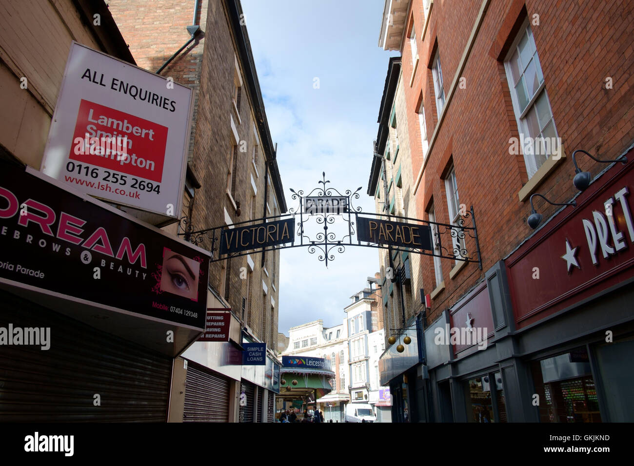 Victoria Parade, Leicester Stock Photo - Alamy