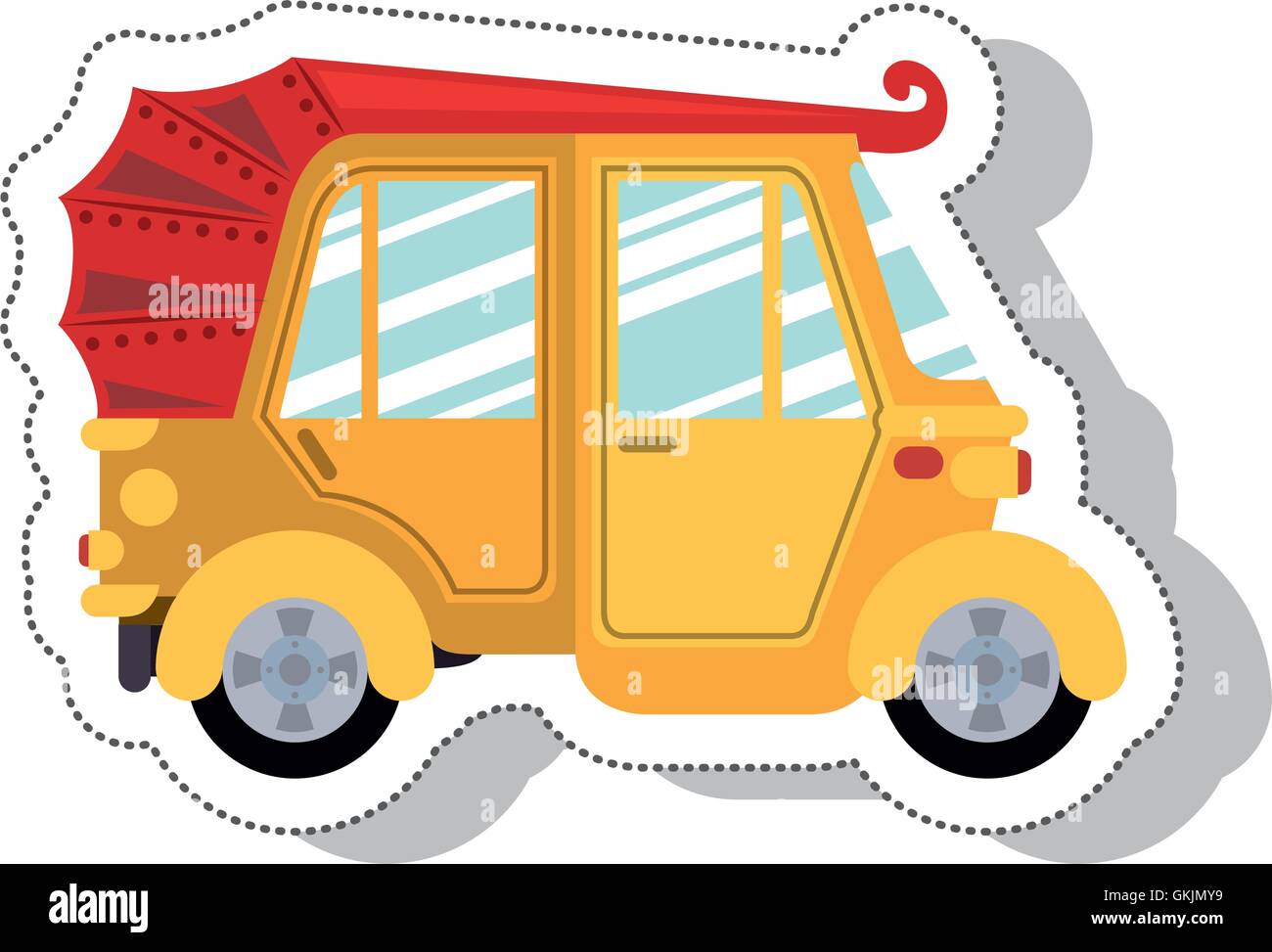 Mototaxi isolated icon design Stock Vector Images - Alamy