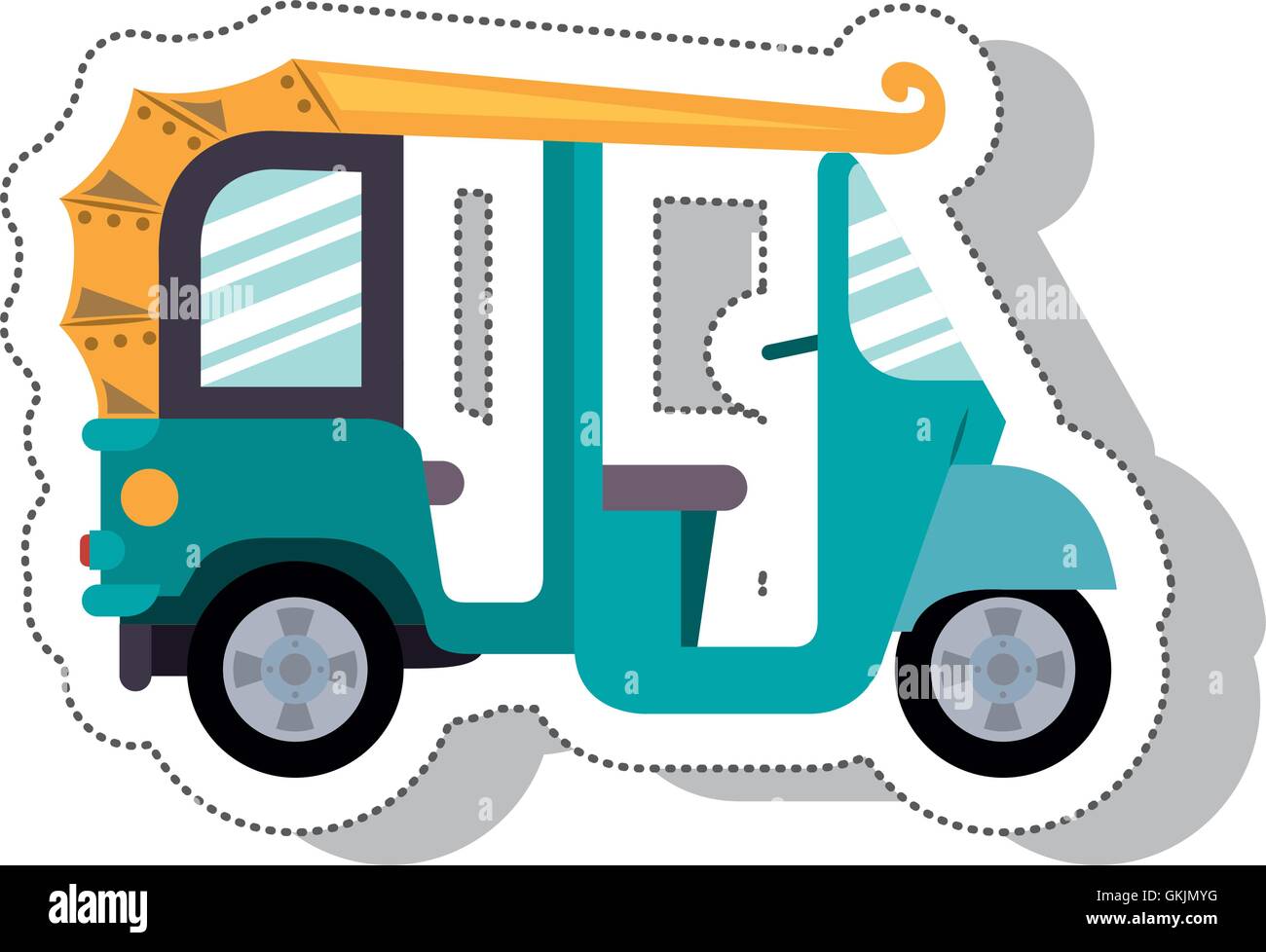 Mototaxi isolated icon design Stock Vector Images - Alamy