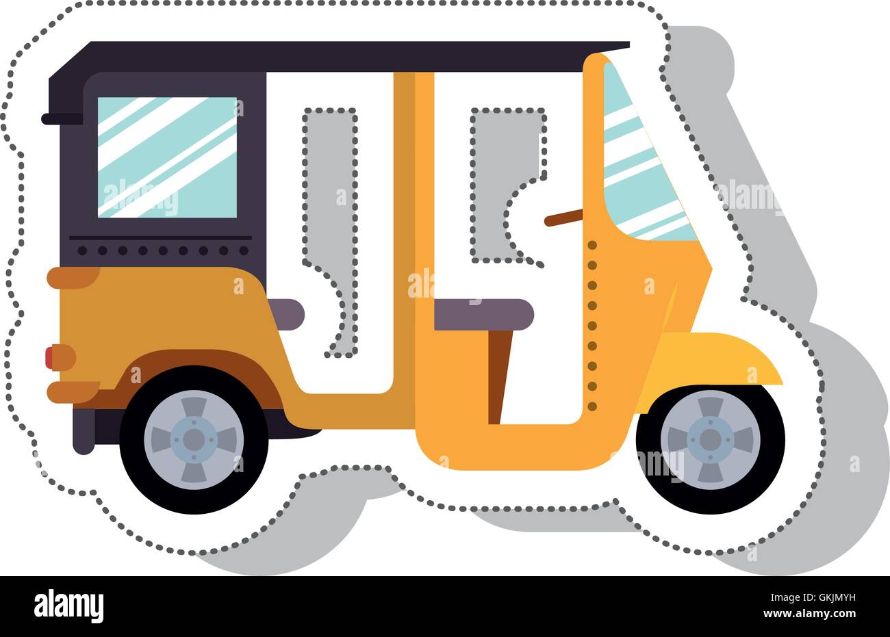 Moped taxi Stock Vector Images - Alamy