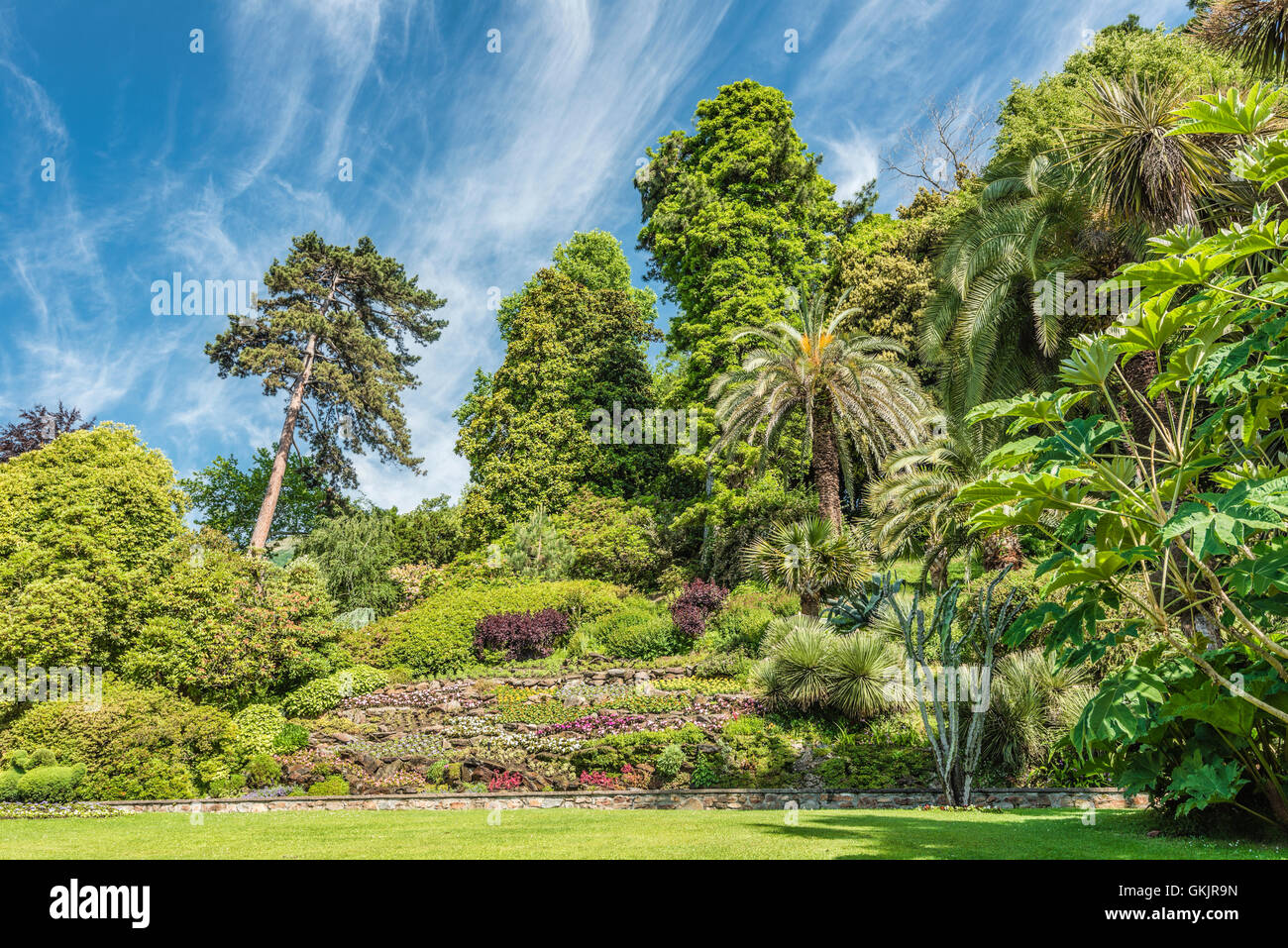 Giardino Vecchio at the Botanical Garden of Villa Carlotta, Tremezzina ...