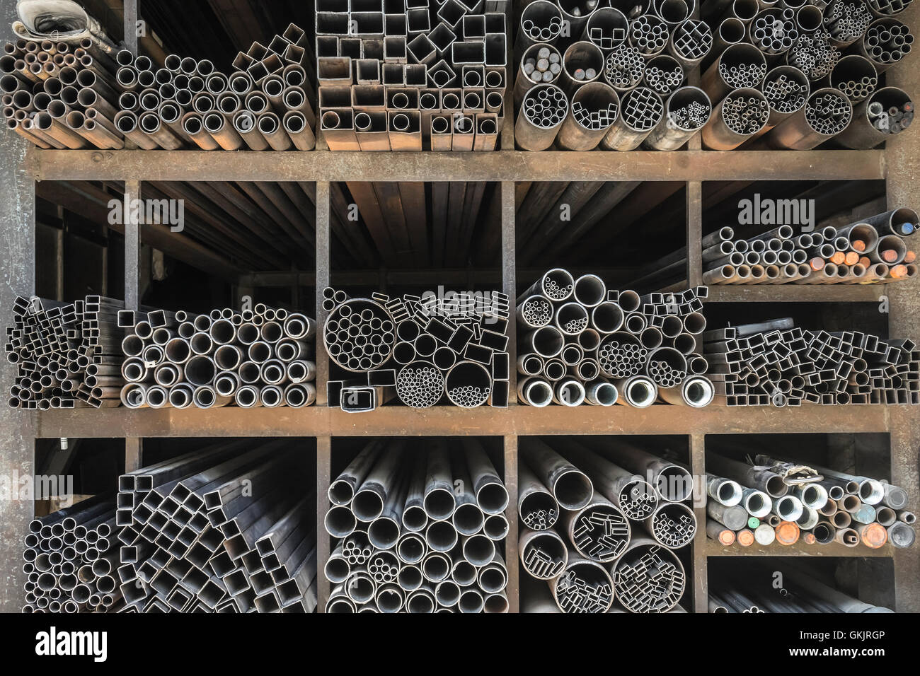 material stock of a craft enterprise Stock Photo - Alamy