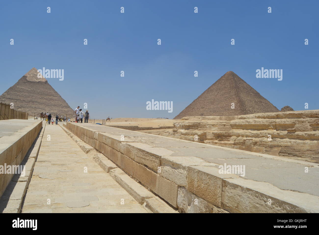 Giza Pyramid Complex Stock Photo - Alamy