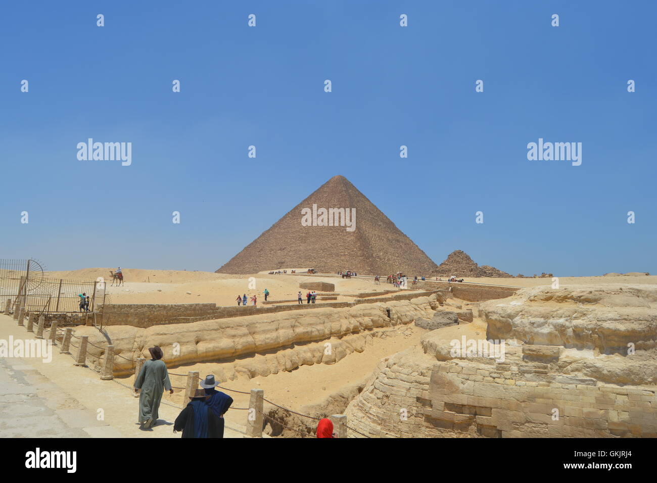 Giza Pyramid Complex Stock Photo - Alamy