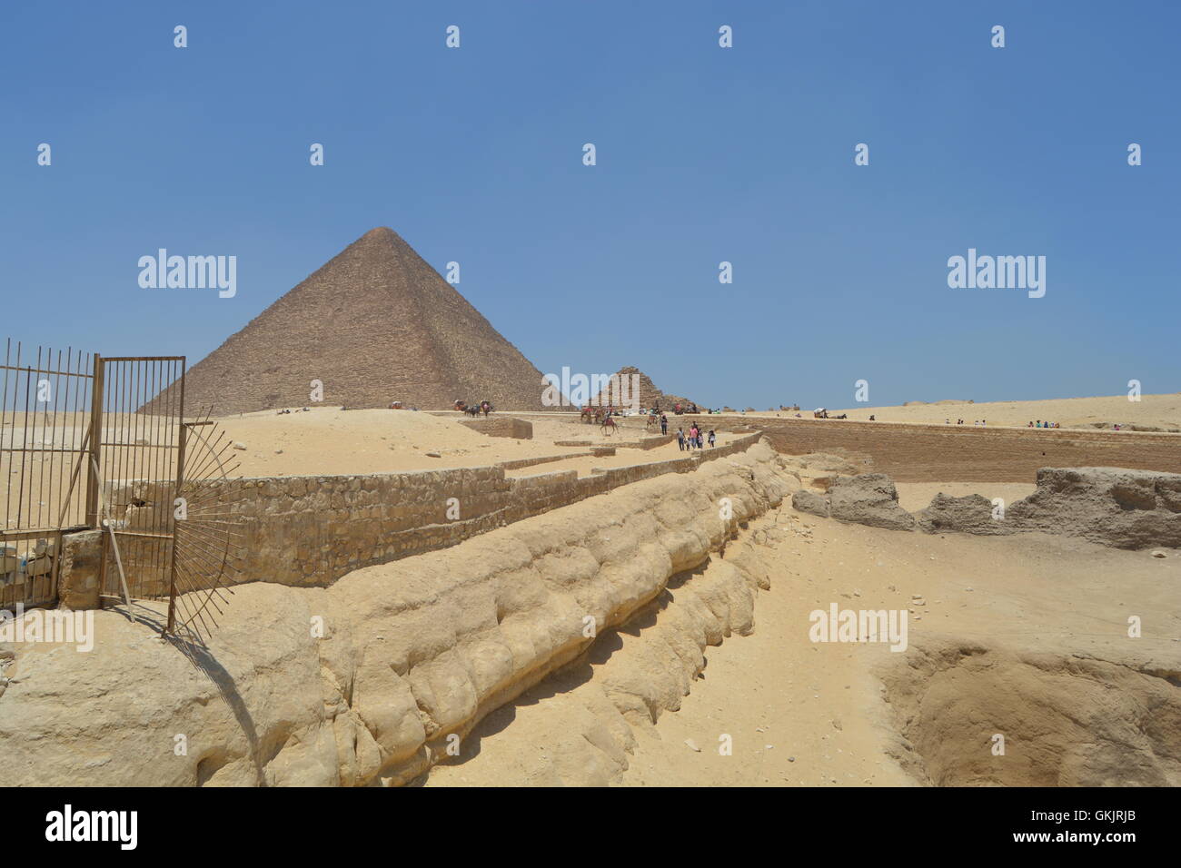 Giza Pyramid Complex Stock Photo - Alamy