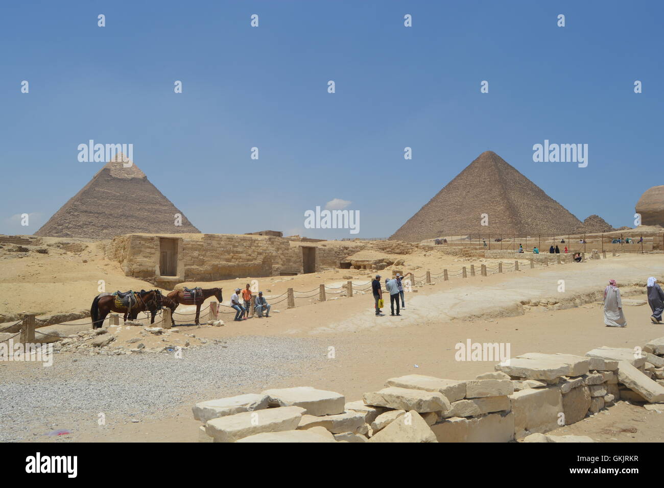 Giza Pyramid Complex Stock Photo - Alamy