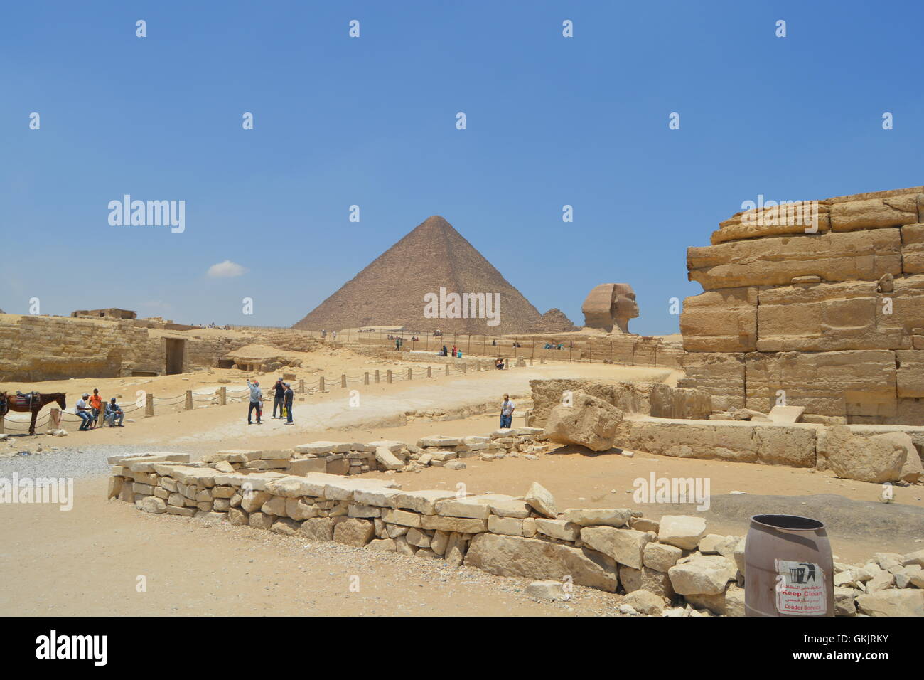 Giza Pyramid Complex Stock Photo - Alamy