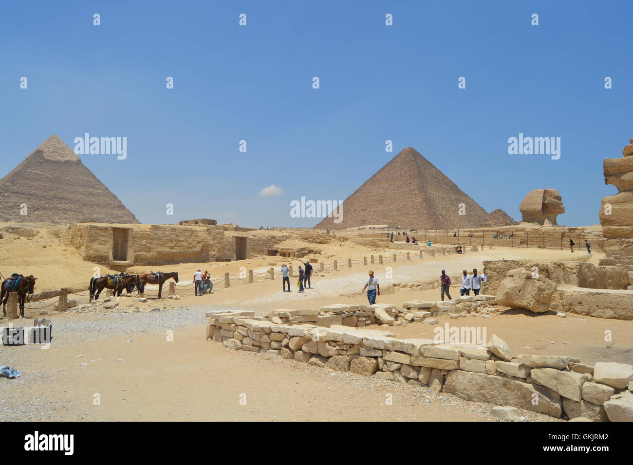 Giza Pyramid Complex Stock Photo - Alamy