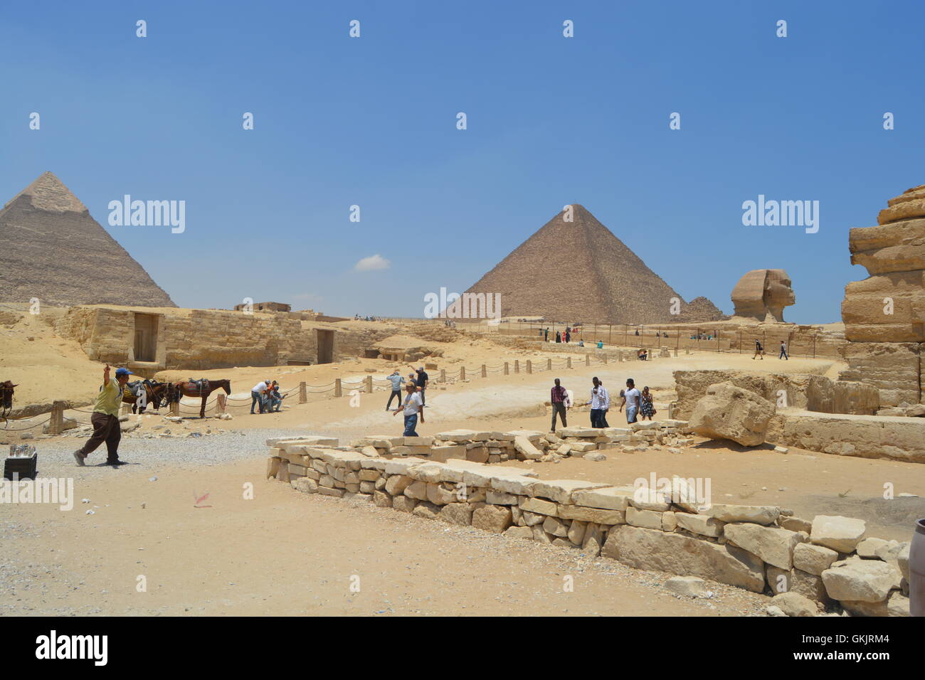 Giza Pyramid Complex Stock Photo - Alamy