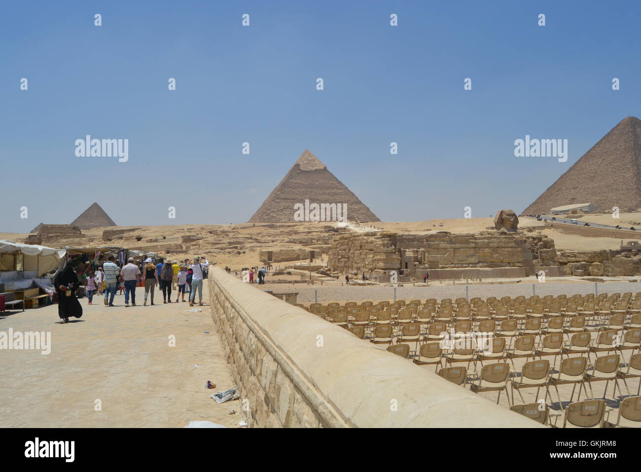 Giza Pyramid Complex Stock Photo - Alamy