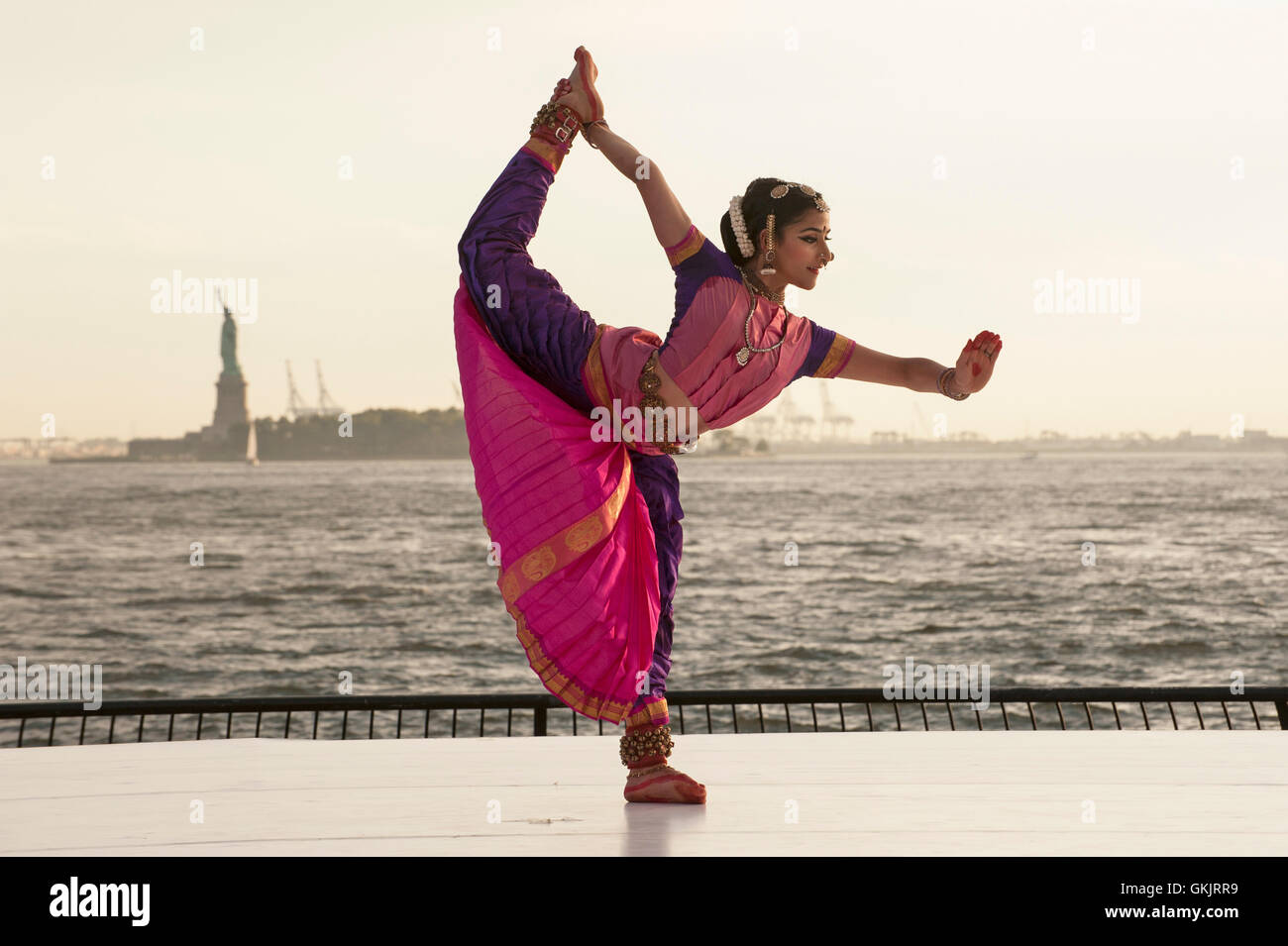 At the Battery Dance Festival, Surabhi Bharadwaj performed "Aadu Pambe ...