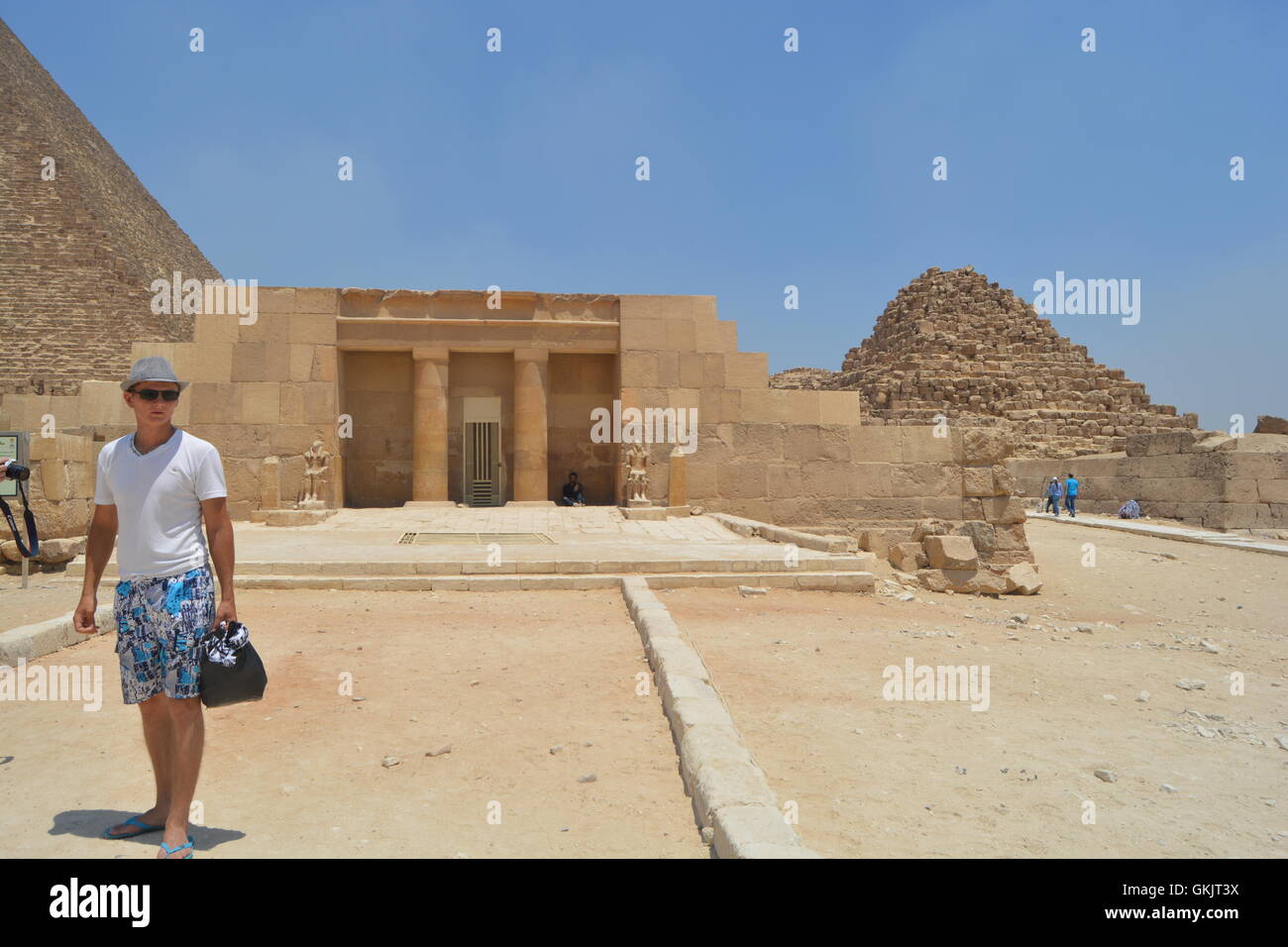 Giza Pyramid Complex Stock Photo - Alamy